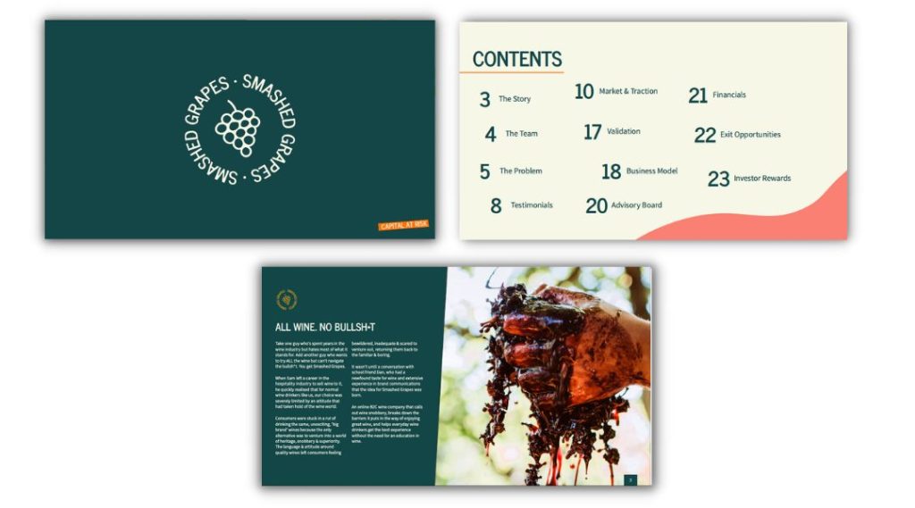 Smashed Grapes - Seedrs Academy